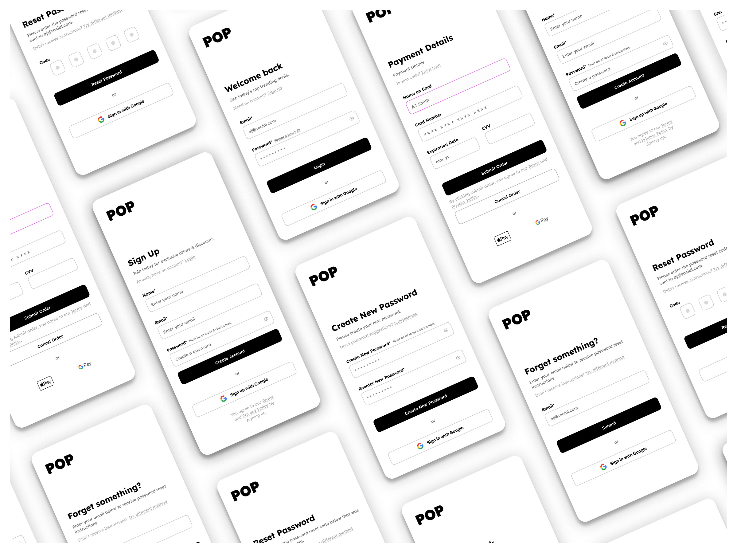 Mobile Form UI Components by 👋 Josh Seipel on Dribbble