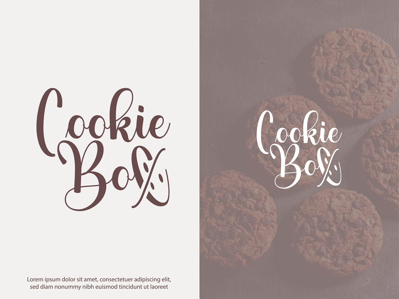 Cookie Box Logo Design ;) by ZAKARIA AZAIR on Dribbble