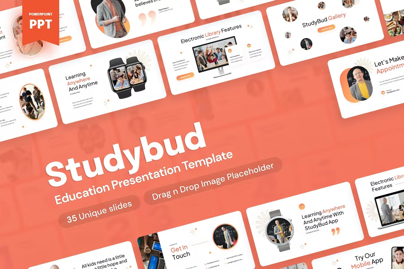 Studybud - Education PowerPoint Presentation by mhudaaa on Dribbble
