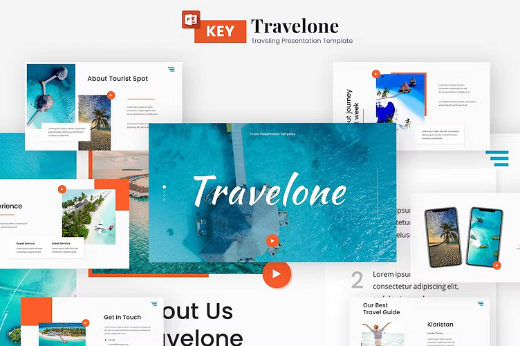 Travelone Travel Tourism Presentation Template by IndoartCreativesx on ...
