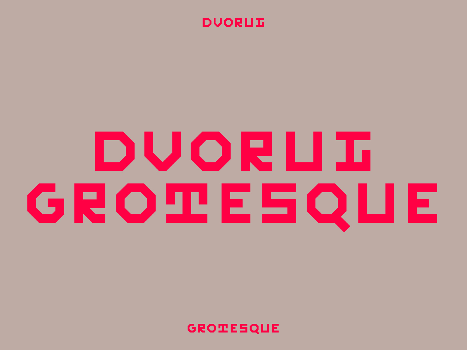 Dvorul Grotesque by ESH gruppa on Dribbble