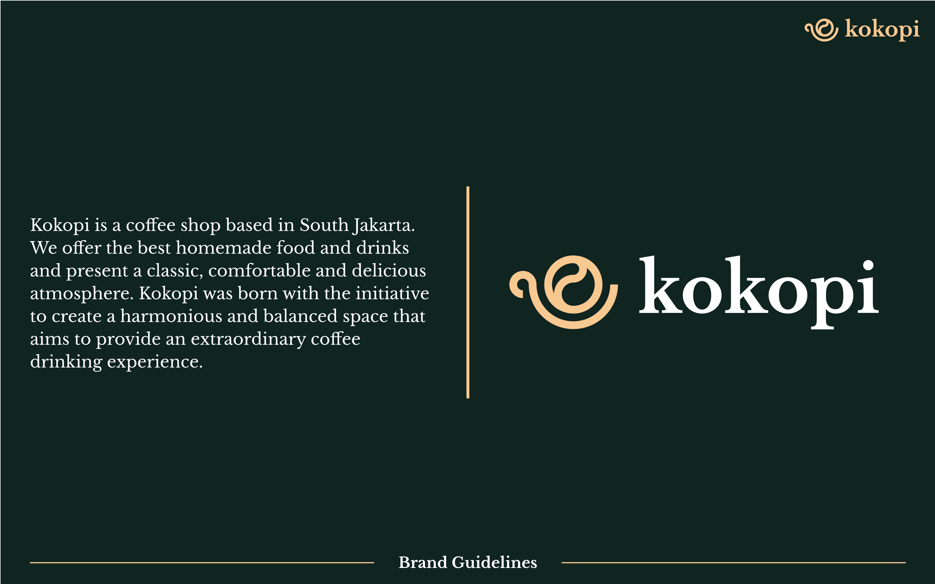 Kokopi - Coffee Shop Logo & Brand Guidelines by Gaphi Zeno for Korsa on Dribbble