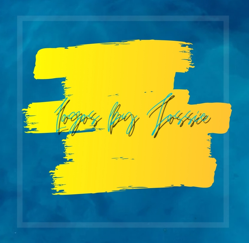 Blue and yellow sample logo. by Jossie Rodriguez on Dribbble