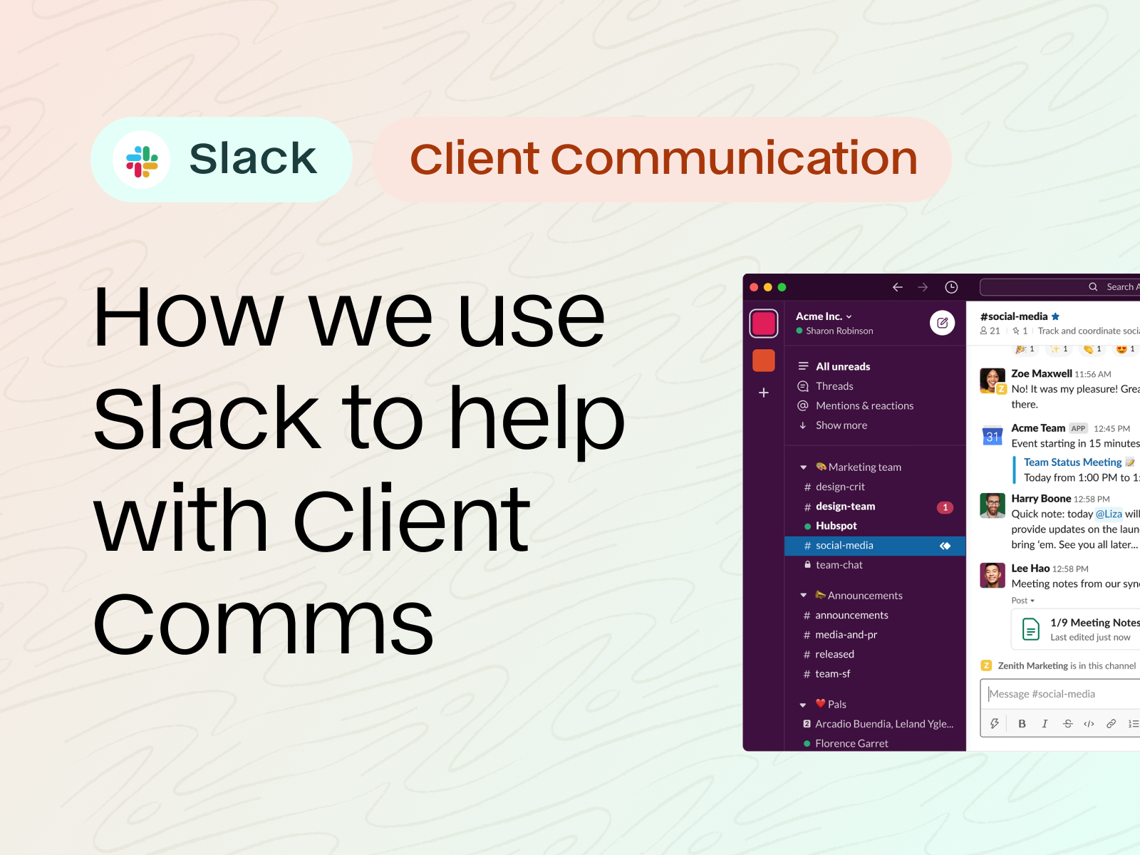 Slack / Client Communications by Alyoop on Dribbble