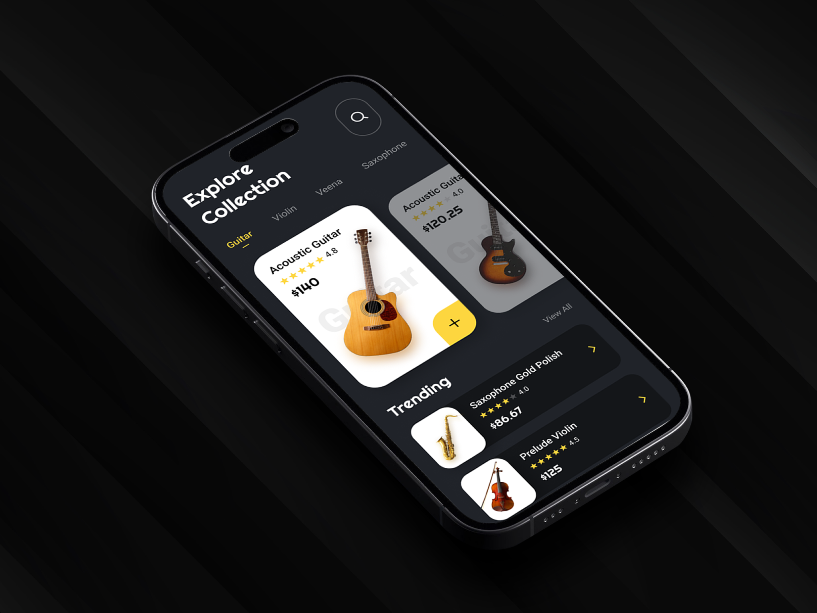 Musical Instruments Store Application by MQoS UI/UX for MultiQoS on ...