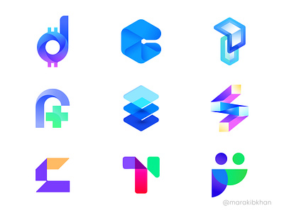 Modern Logo Collection, Design, Branding Identity, Minimalist by MA ...