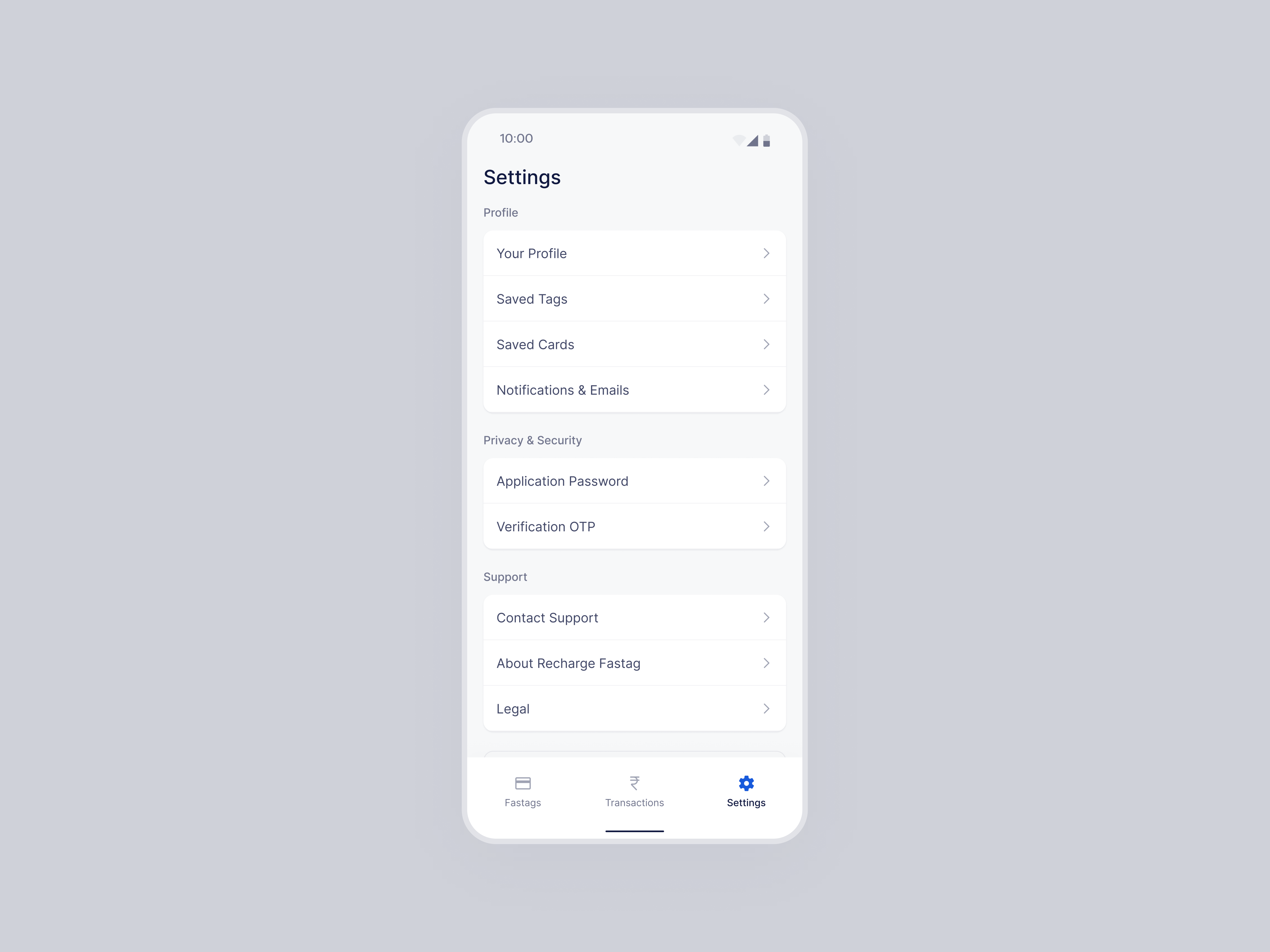 Recharge mobile app by Gorde Omkar on Dribbble