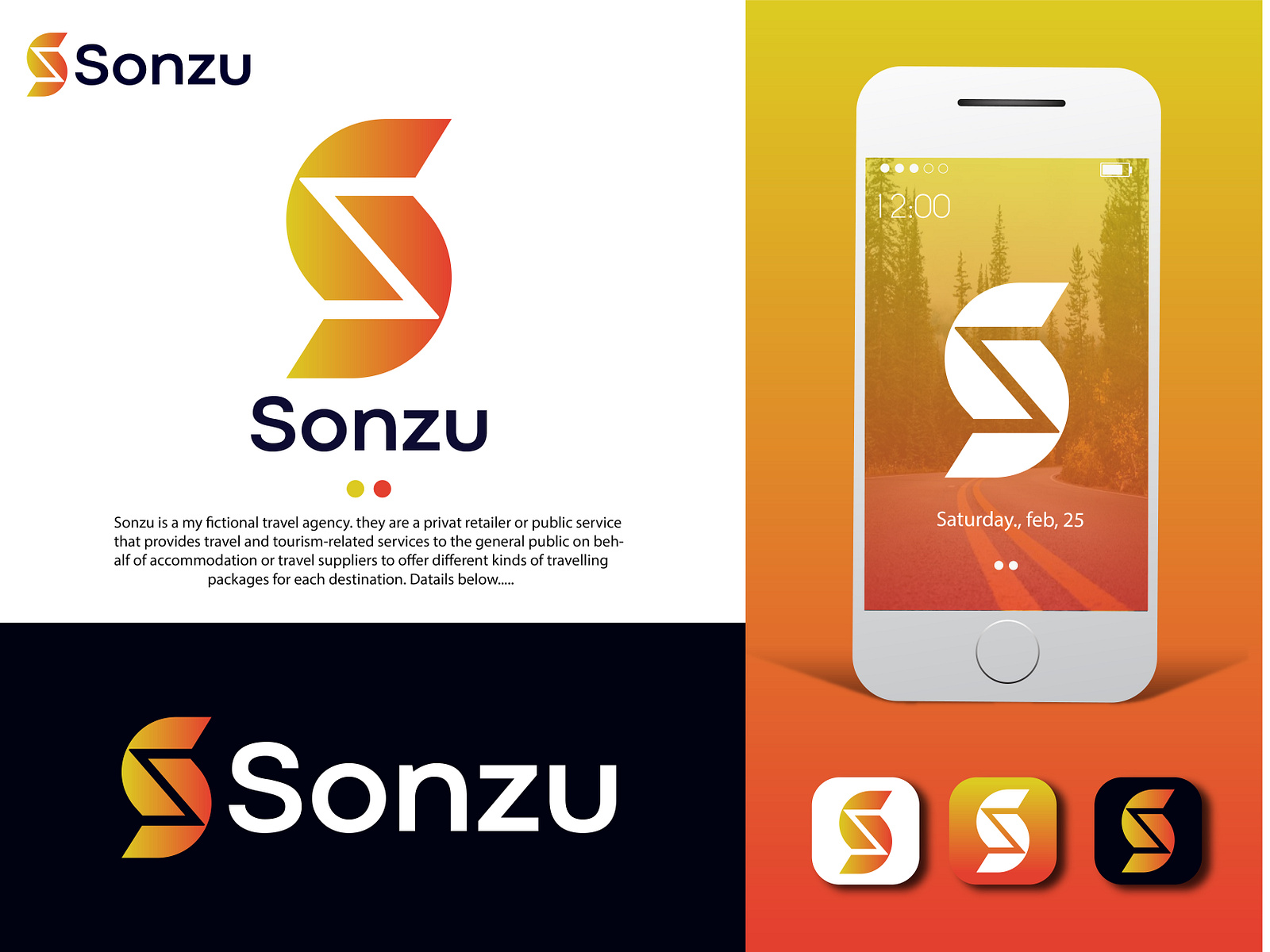 Sonzu S letter logo by Amit Sarkar on Dribbble