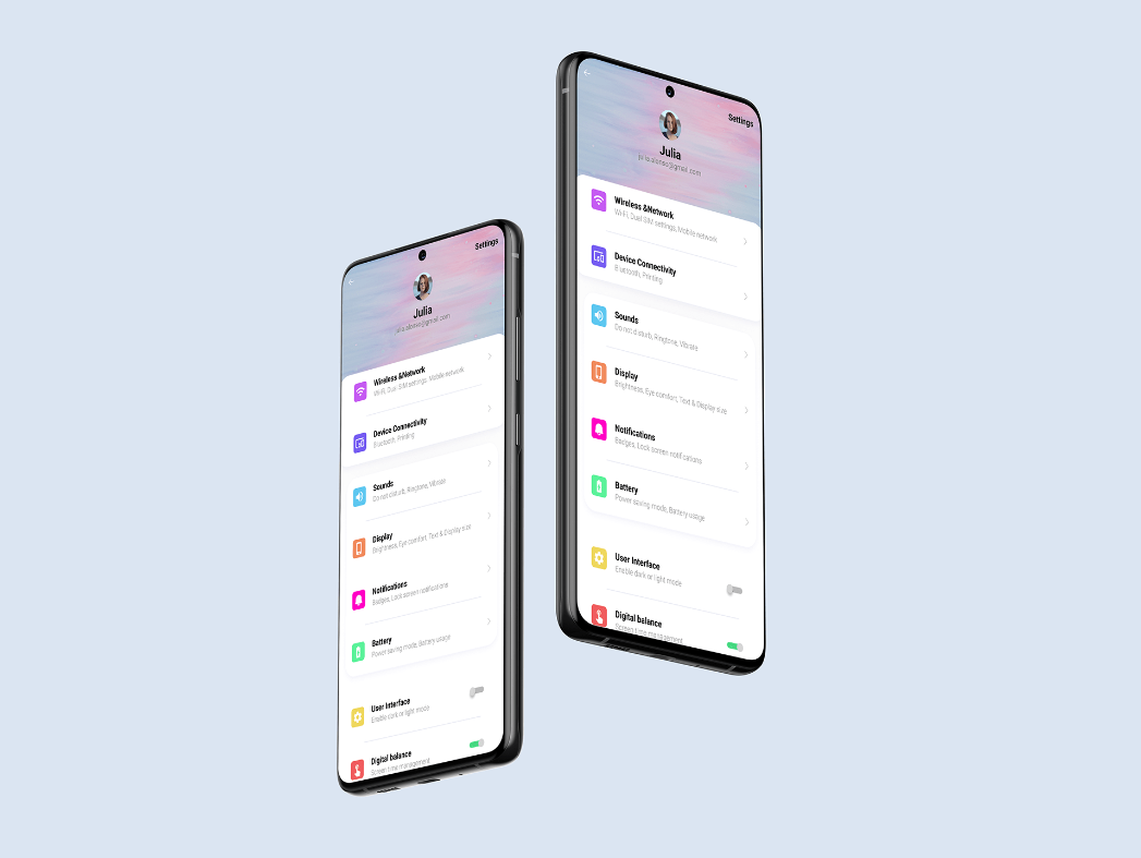Daily UI Design Challenge | Day 07 | Settings App UI by Lilit Afyan on Dribbble