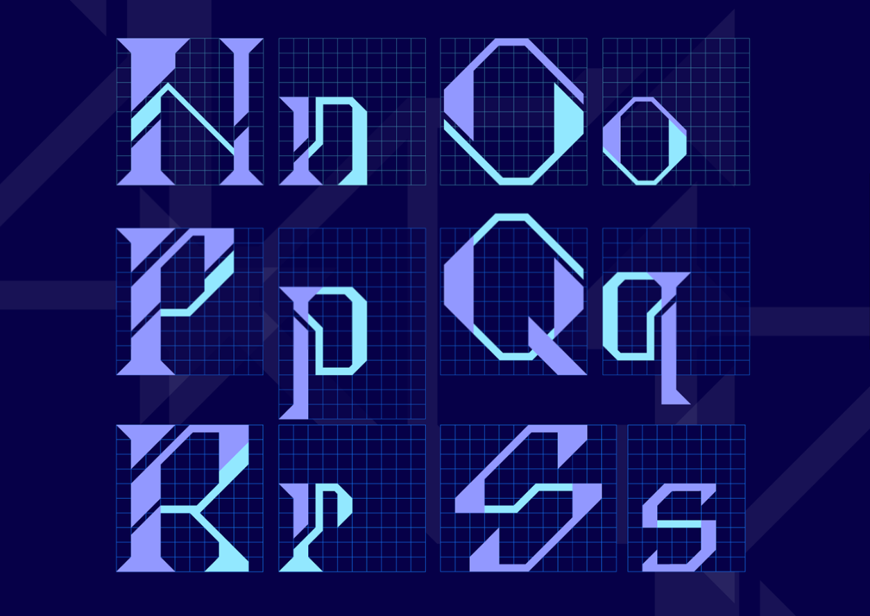 Cyberfont - Font Concept Design by Kozmobot on Dribbble