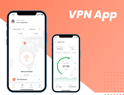 VPN Mobile App Design by Devoq Design on Dribbble