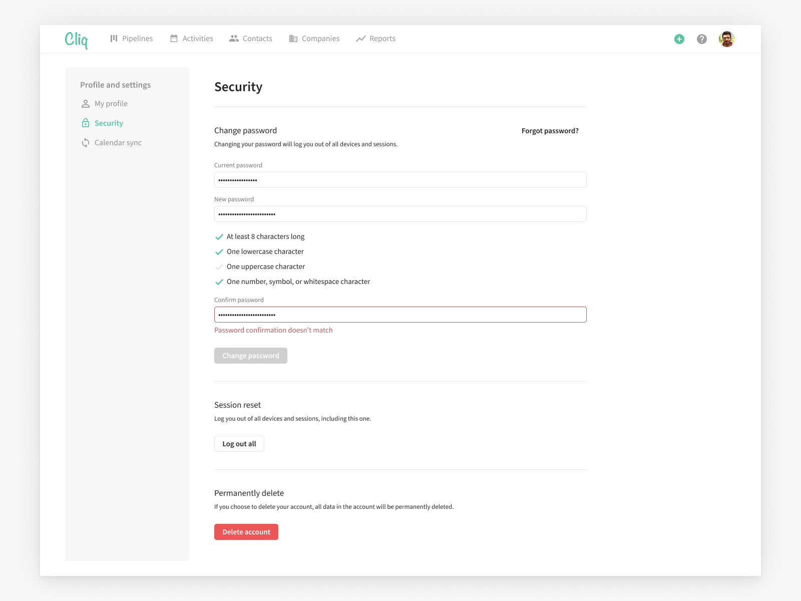 Security for Cliq CRM + ATS by EMRECC on Dribbble