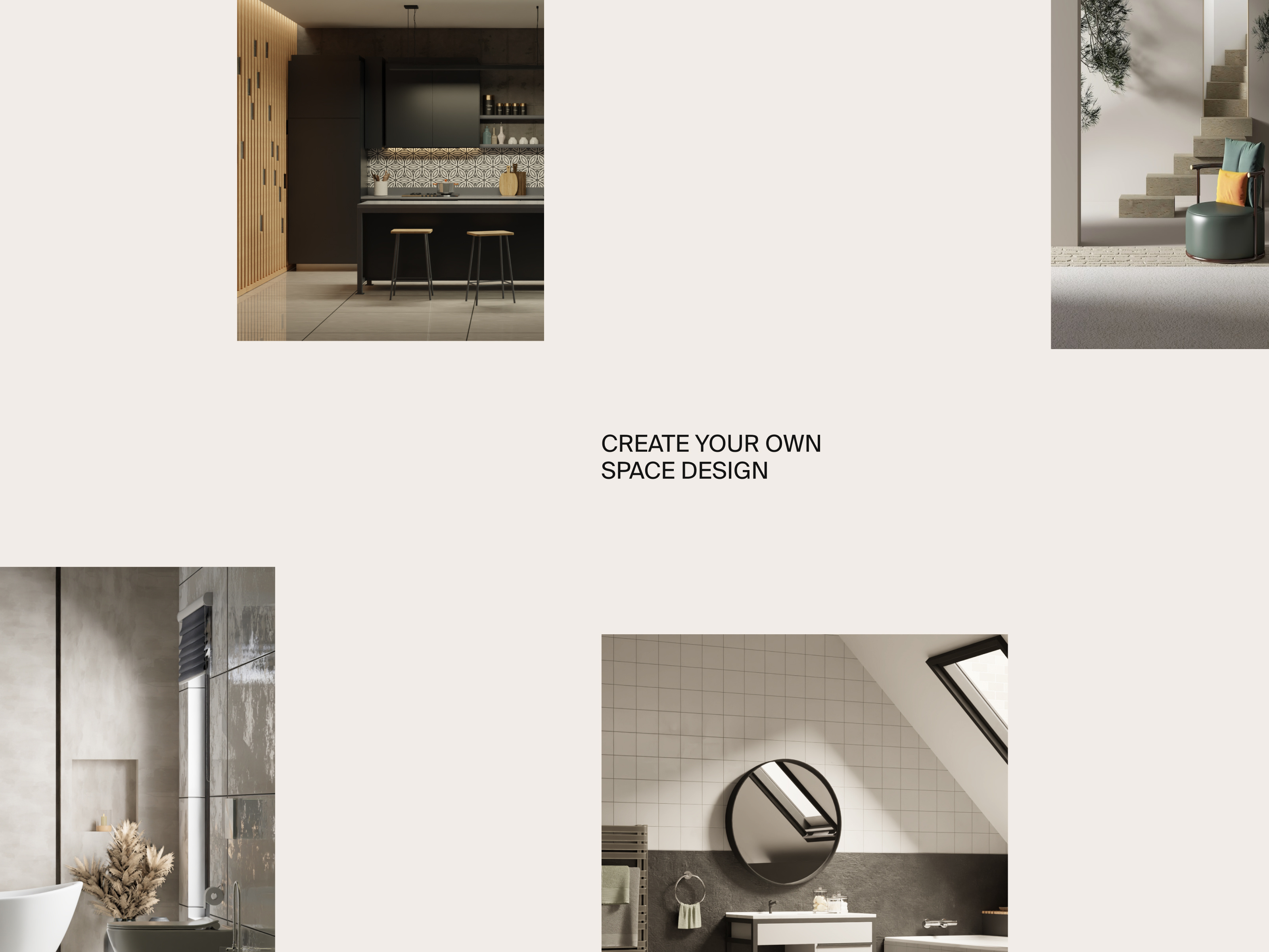 The Website Concept for Tiles Sale by Władysław for Zajno on Dribbble