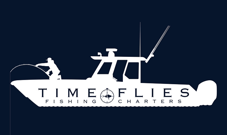 Time Flies Logo for Capn Jack Patrican of NatGeo's "Wicked Tuna" by ...