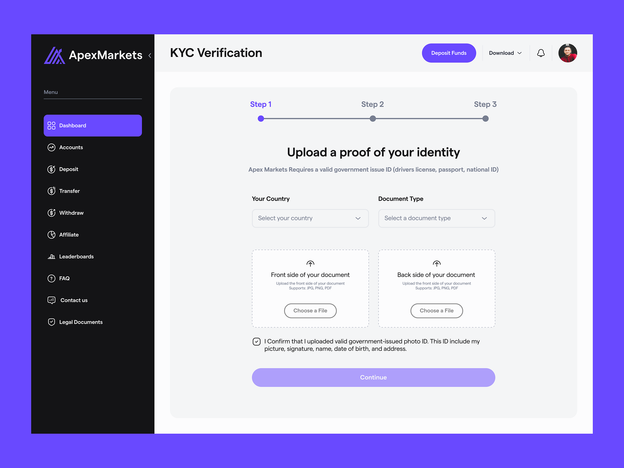 kyc verification by Zesan h. on Dribbble