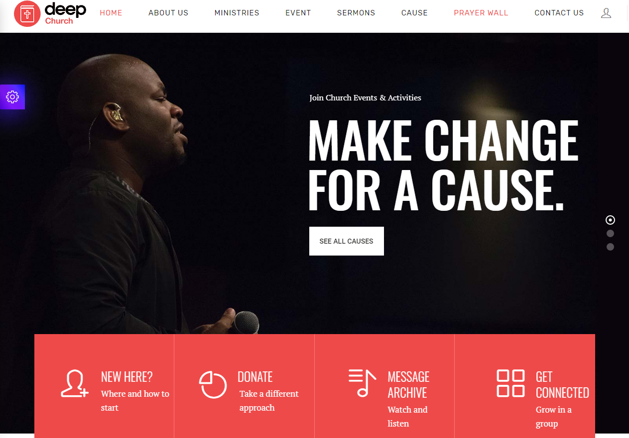 Event website design make by wordpress elementor by Md Wasim Akram on Dribbble