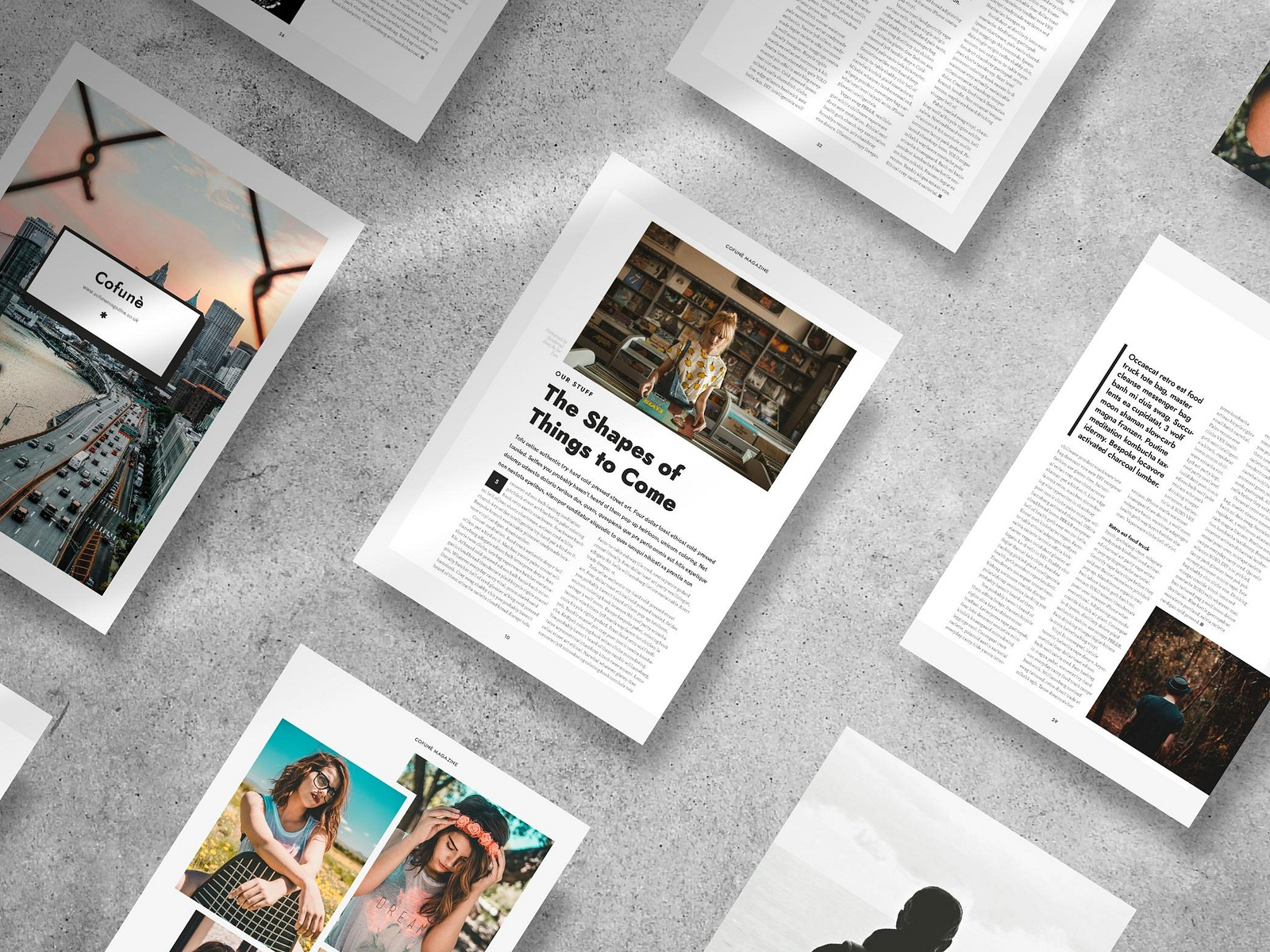 Magazine Layout by Visuel Colonie on Dribbble