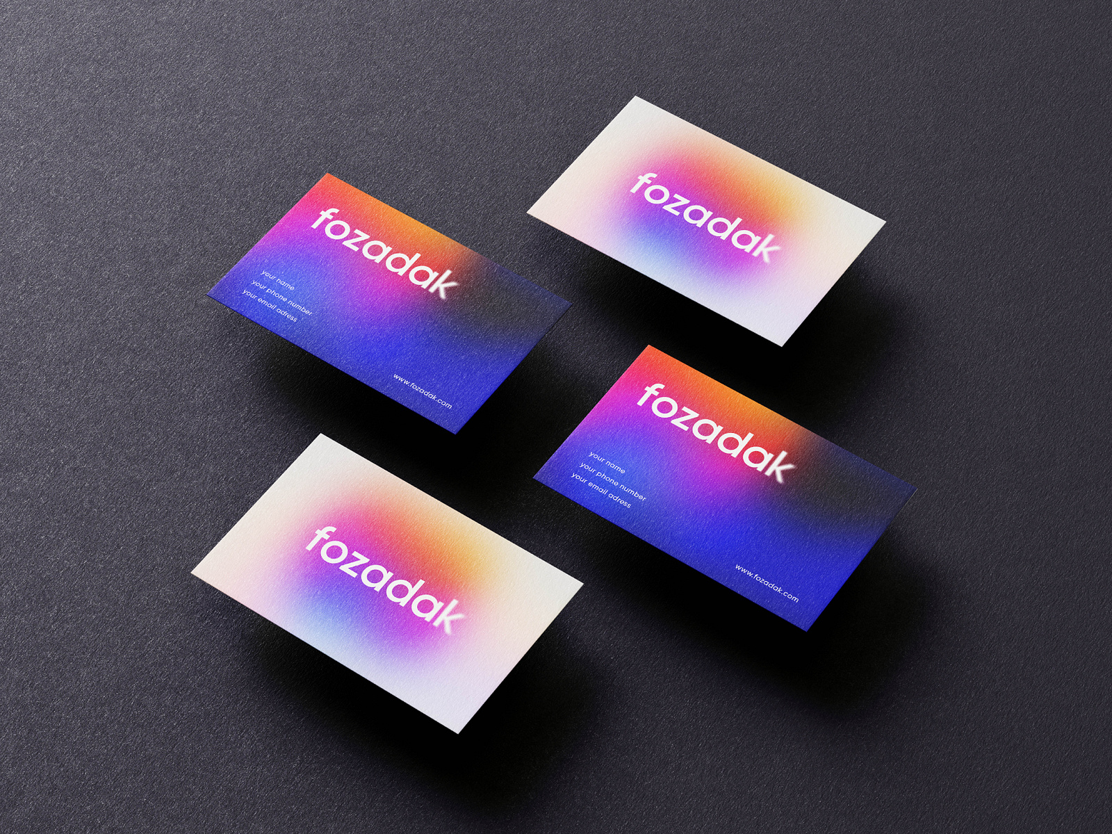 modern gradient creative business card design | MD Mahfuj by MD Mahfuj ...
