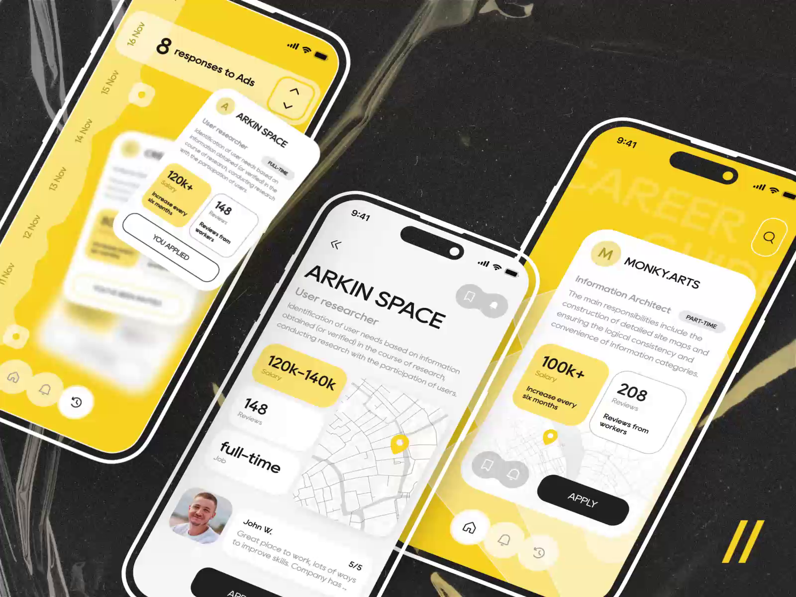 Job Search Mobile IOS App by Purrweb UI/UX Agency on Dribbble