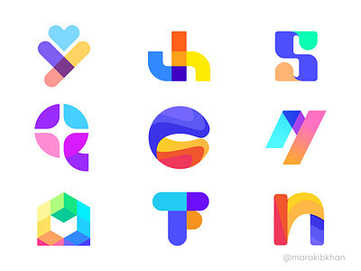 Modern combination mark logo design, branding, creative letter by MA ...