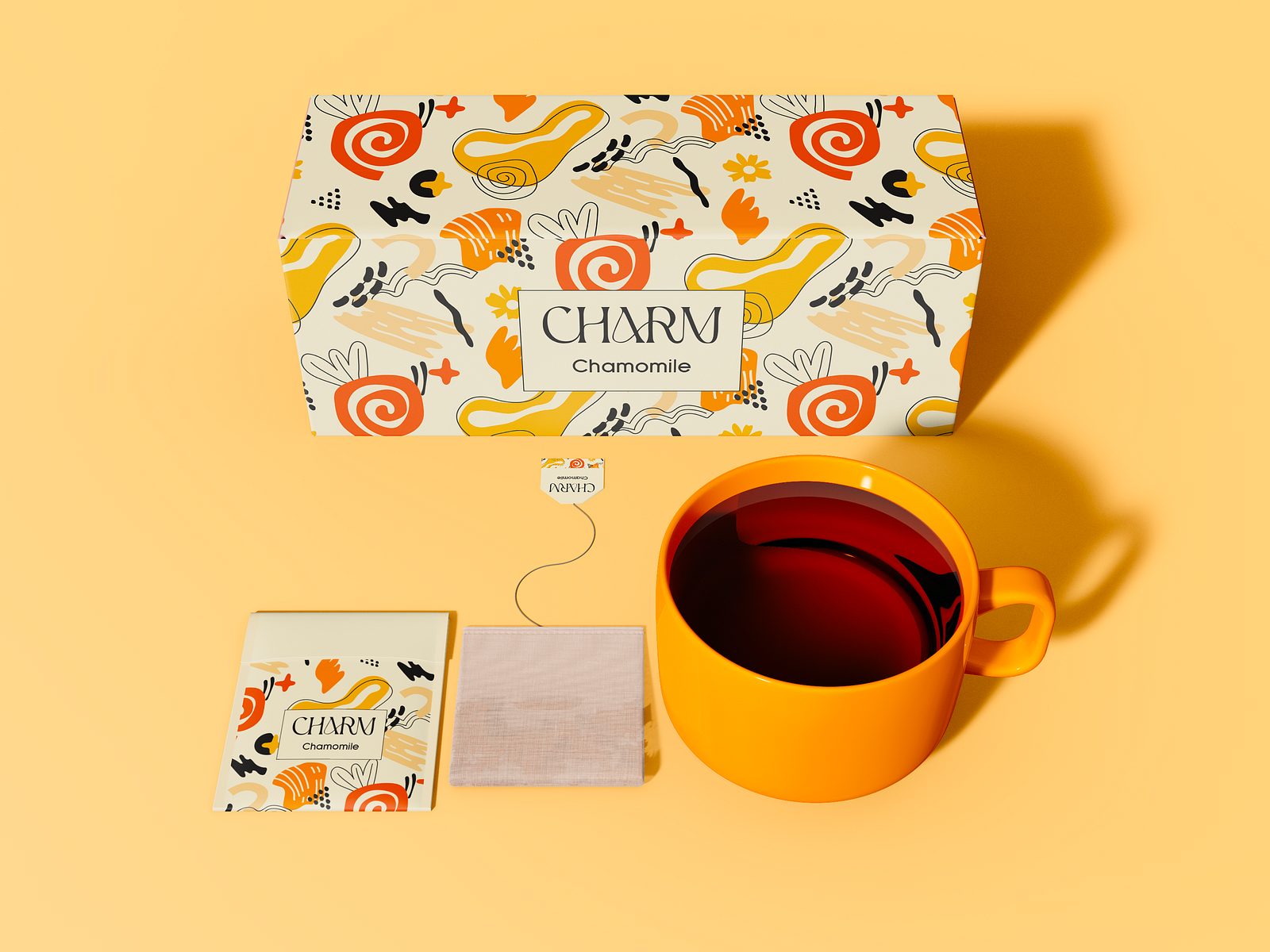 Tea packaging design, tea brand identity by lexielogo on Dribbble