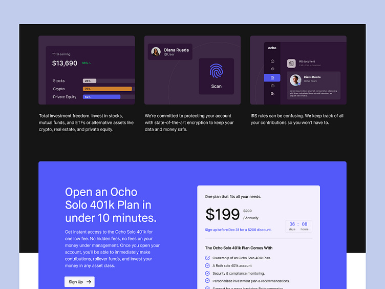Ocho - Homepage by Shirin Sharifi for Balkan Brothers on Dribbble