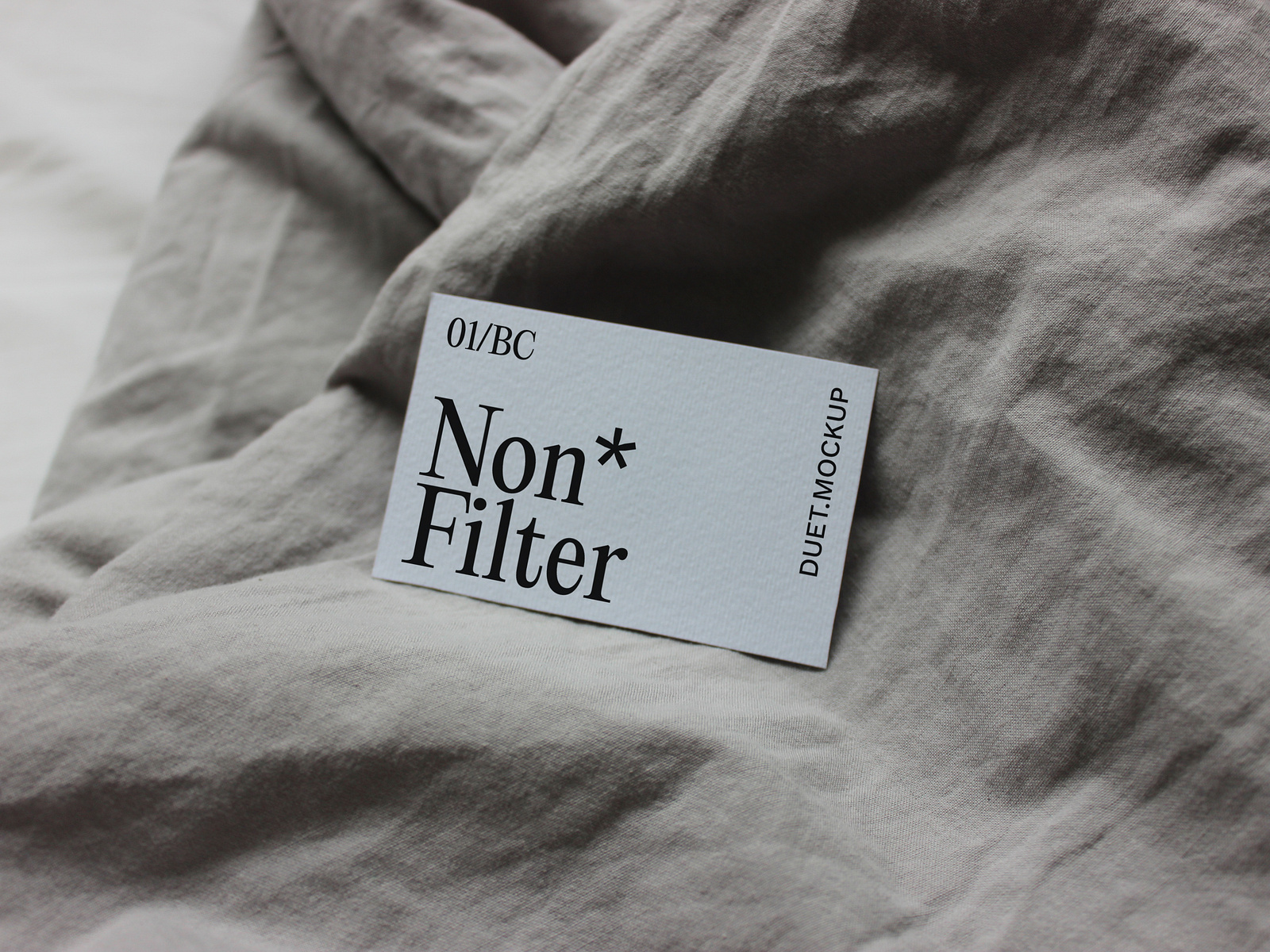 Non Filter Business Card 01 Mockup by DUET MOCKUP on Dribbble