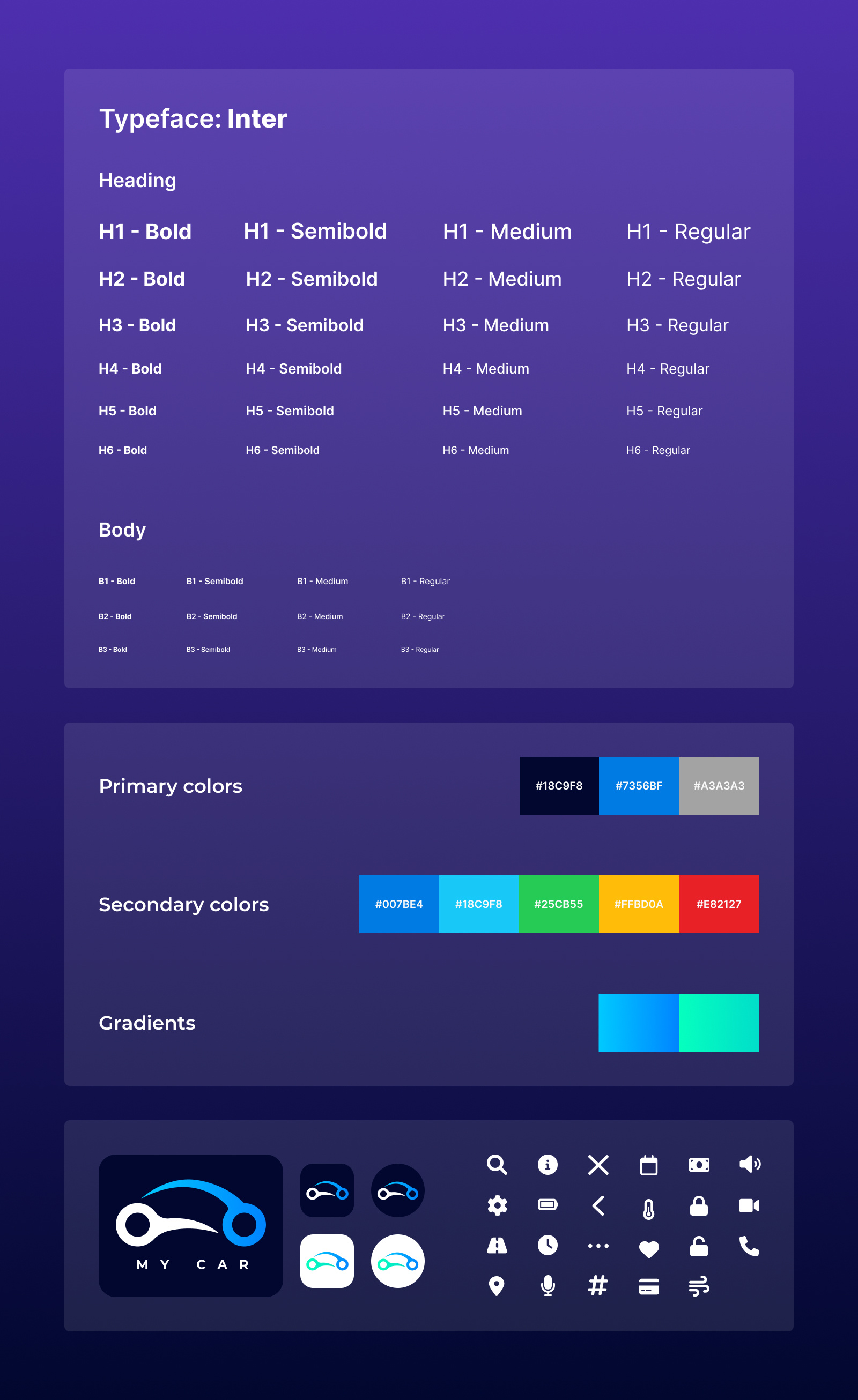 Mobile App Concept: My Car by Hung Bui 📝 on Dribbble