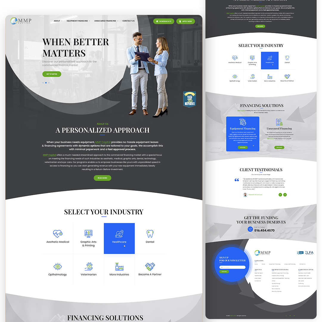 Capital website design by fox_webtech on Dribbble