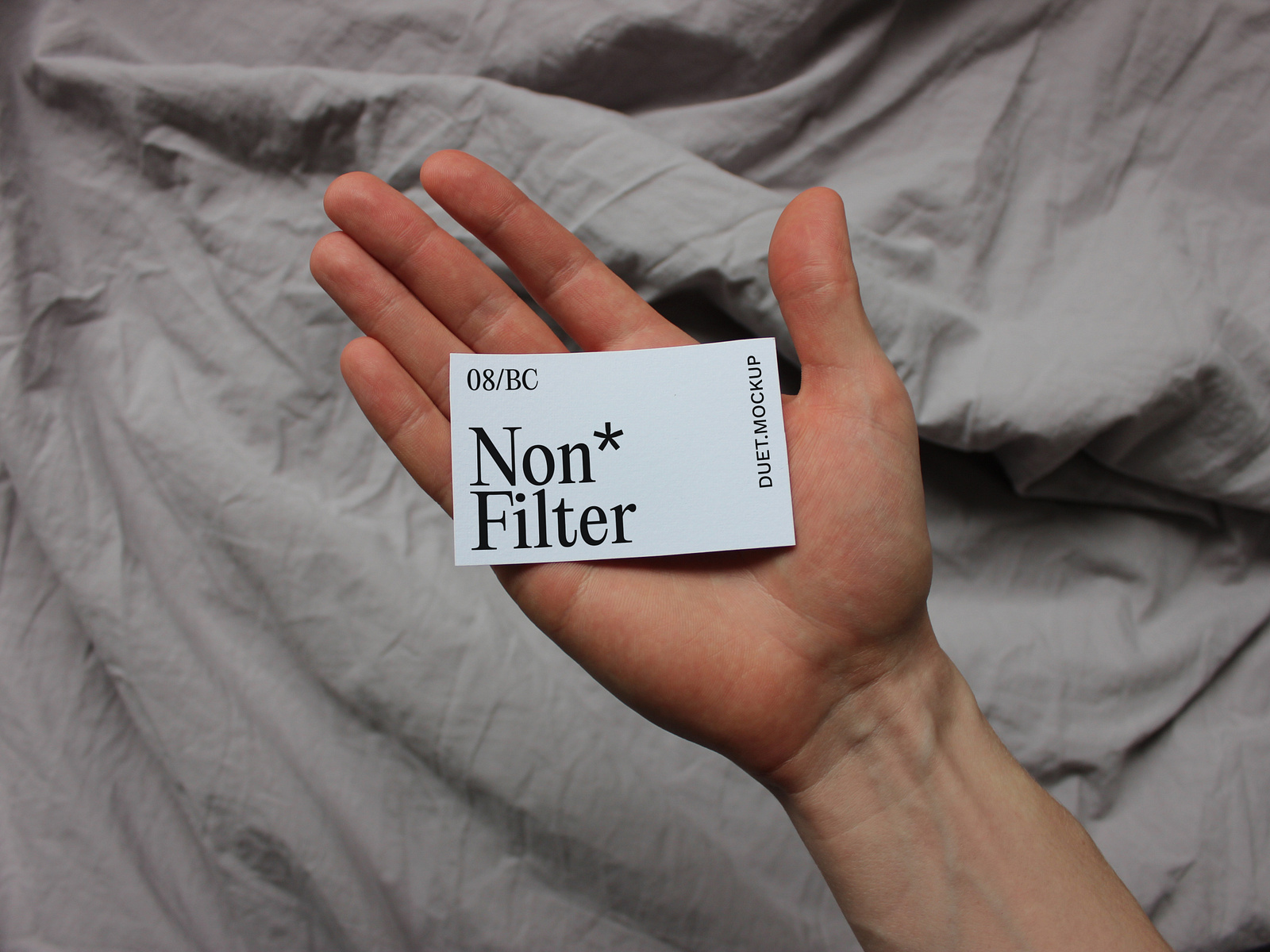 Non Filter Business Card 08 Mockup by DUET MOCKUP on Dribbble
