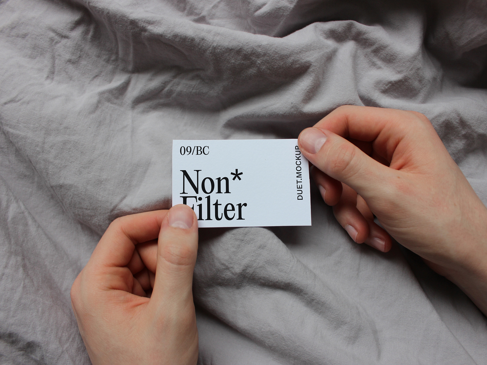 Non Filter Business Card 09 Mockup by DUET MOCKUP on Dribbble
