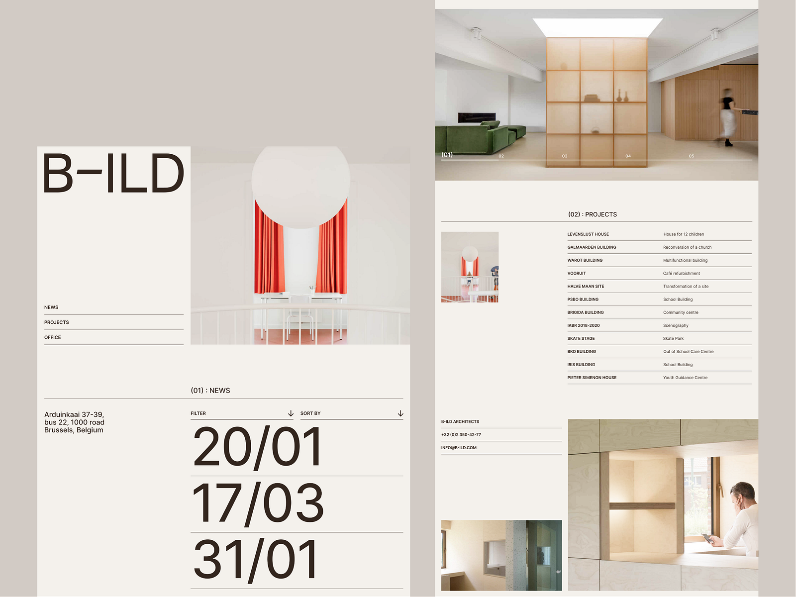 B-ild: Redesign Concept. by @mirina on Dribbble