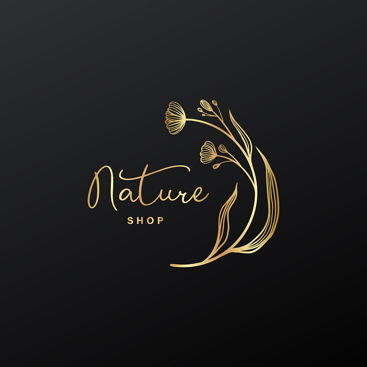 Nature Shop Logo Design by Raheel Khan on Dribbble