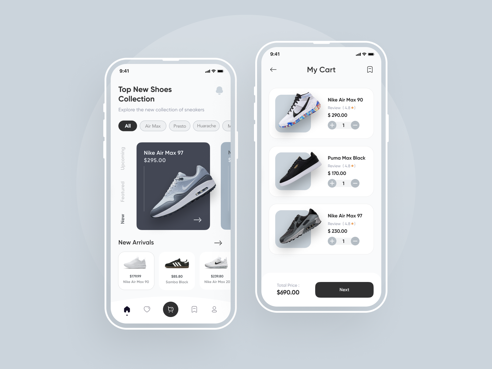 Shoes App Design Concept by Ratul Hasan on Dribbble