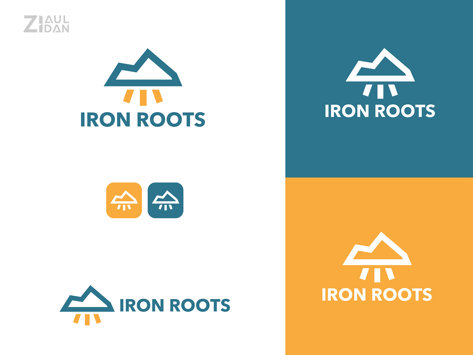 IRON ROOTS - Logo Design by Ziaul Zidan on Dribbble
