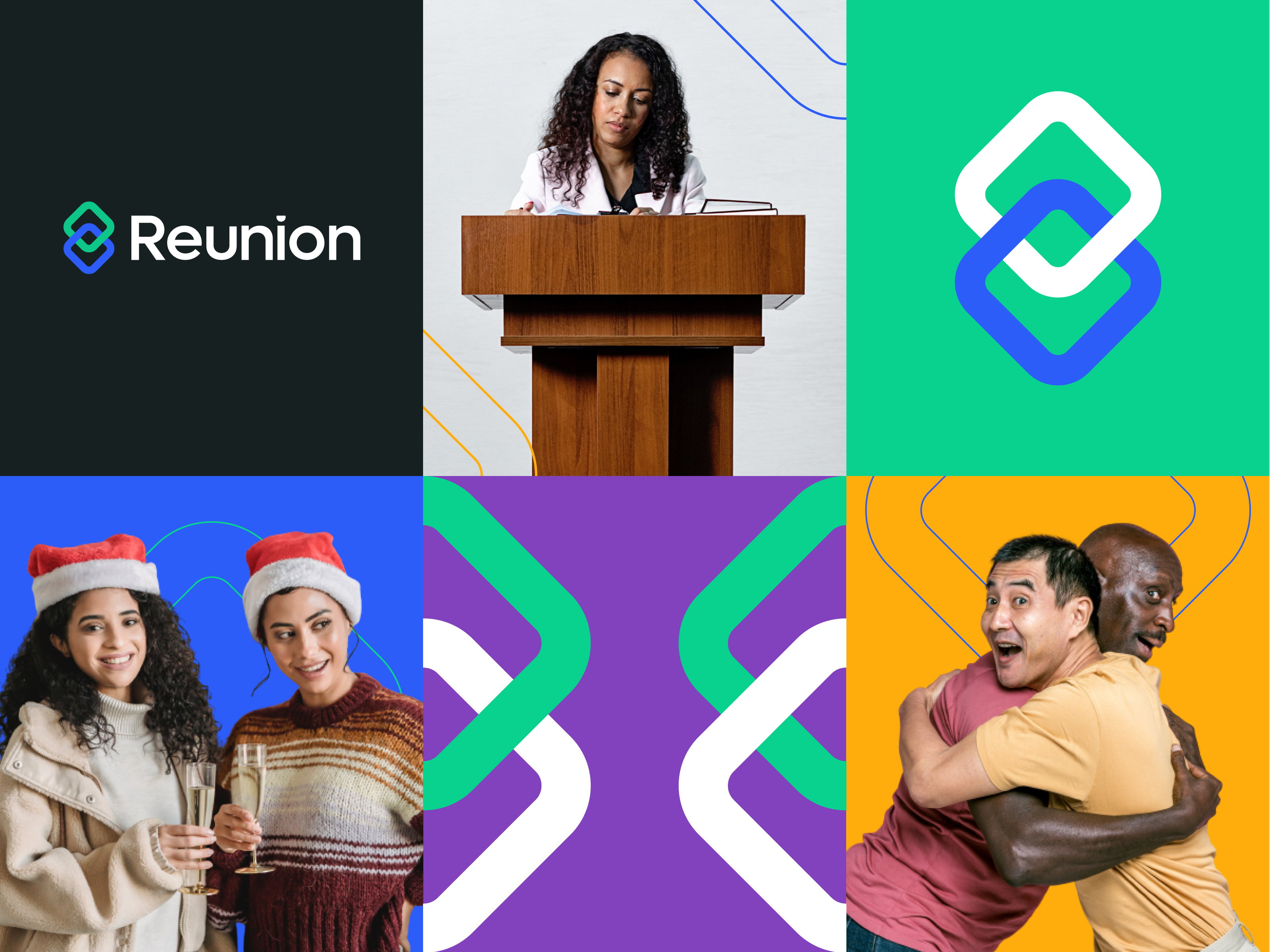 Reunion-Full Branding, Logo design, Visual identity by Kahaf design on ...