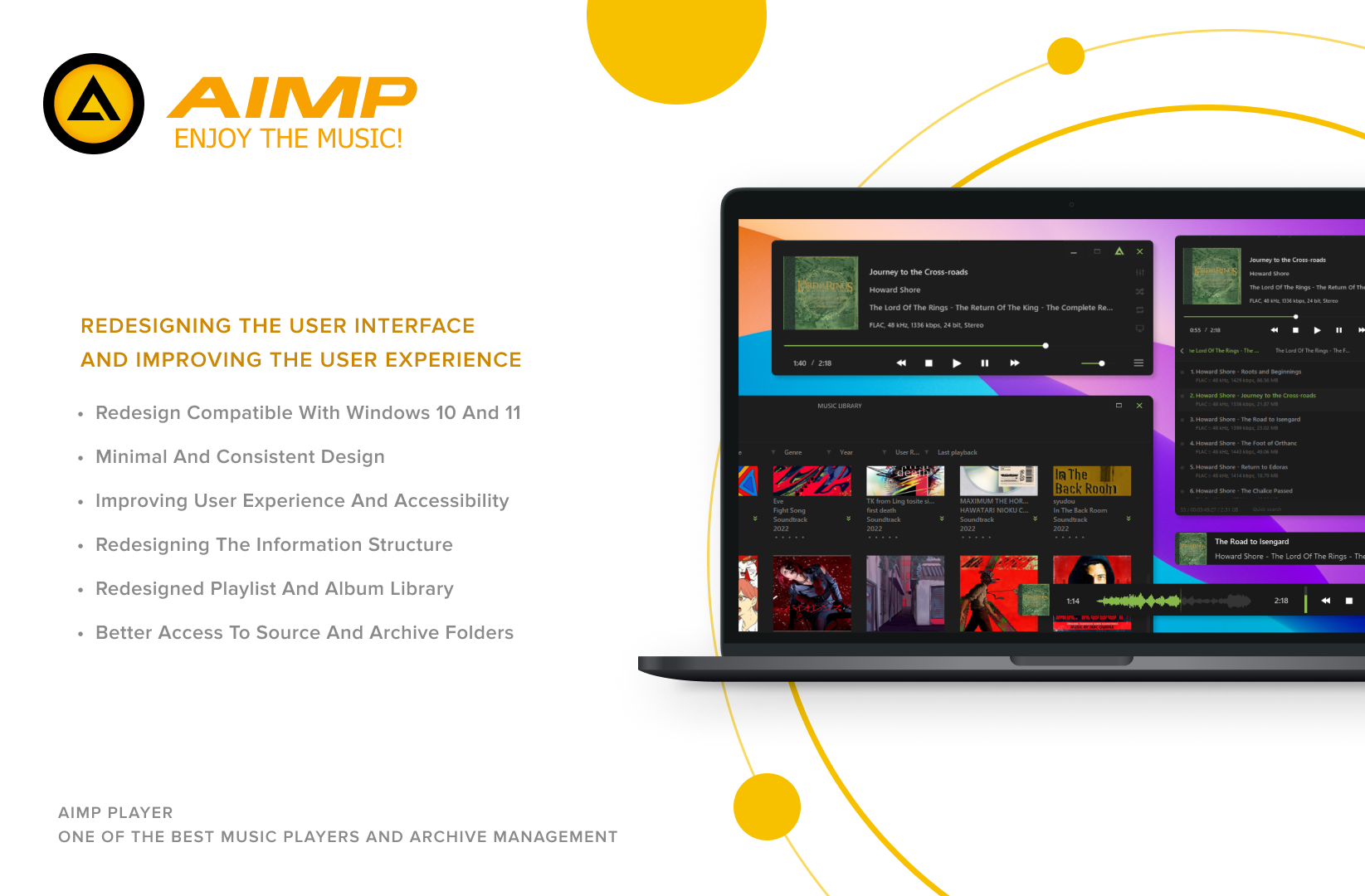 AIMP Player - UI/UX Redesign by Mohamad Reza on Dribbble