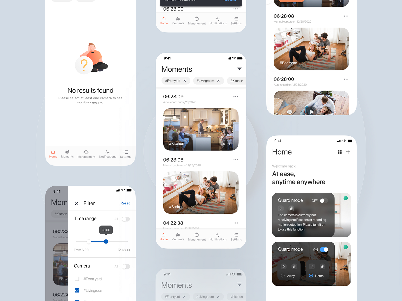 Camera application design by Monkiy on Dribbble