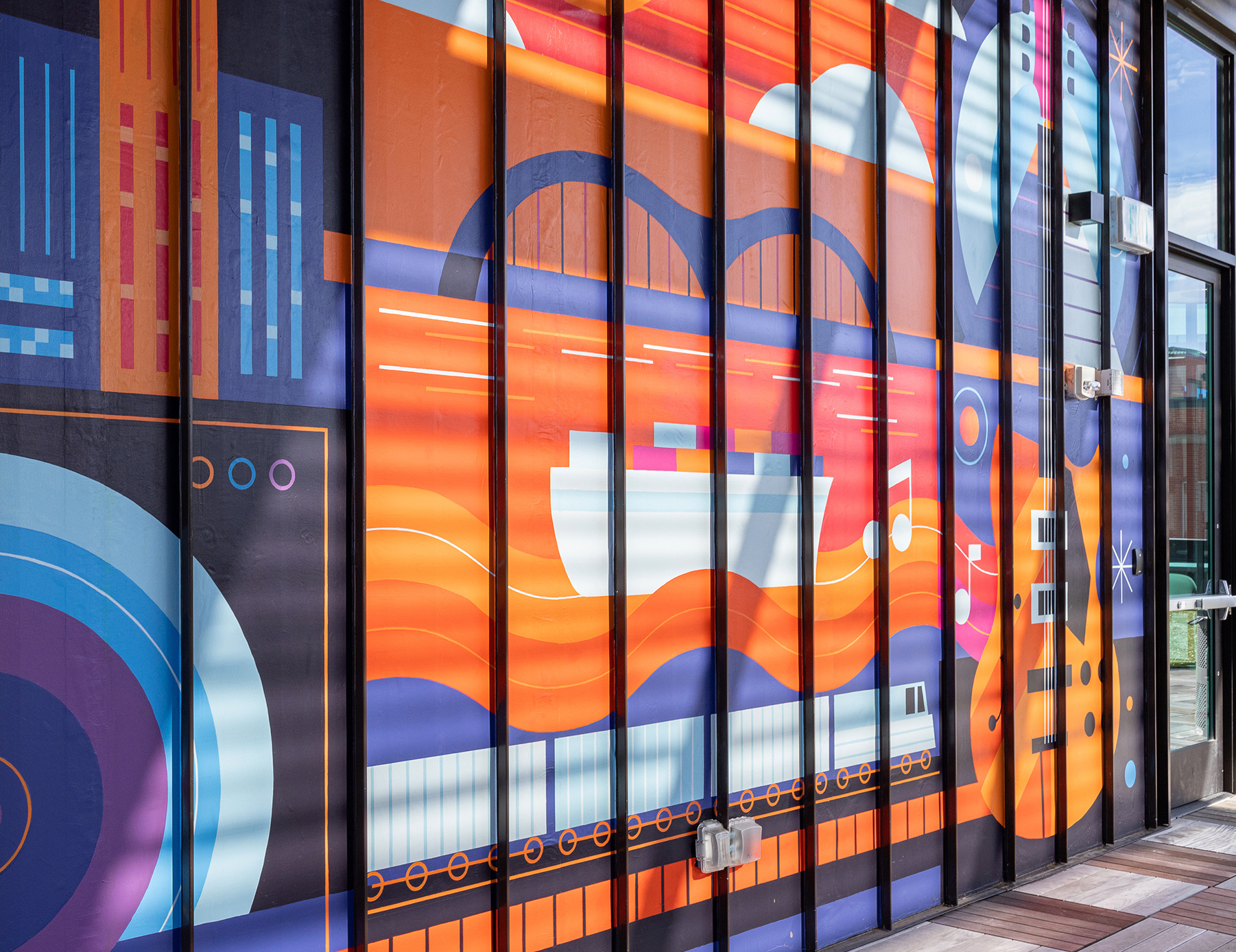 FedEx Logistics Rooftop Murals by Allie Mounce for Pretty Useful Co. on ...