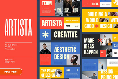 ARTISTA - Creative Powerpoint Template by Presentation Templates on ...