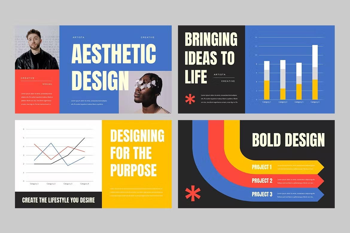 ARTISTA - Creative Powerpoint Template by Deck Genius on Dribbble