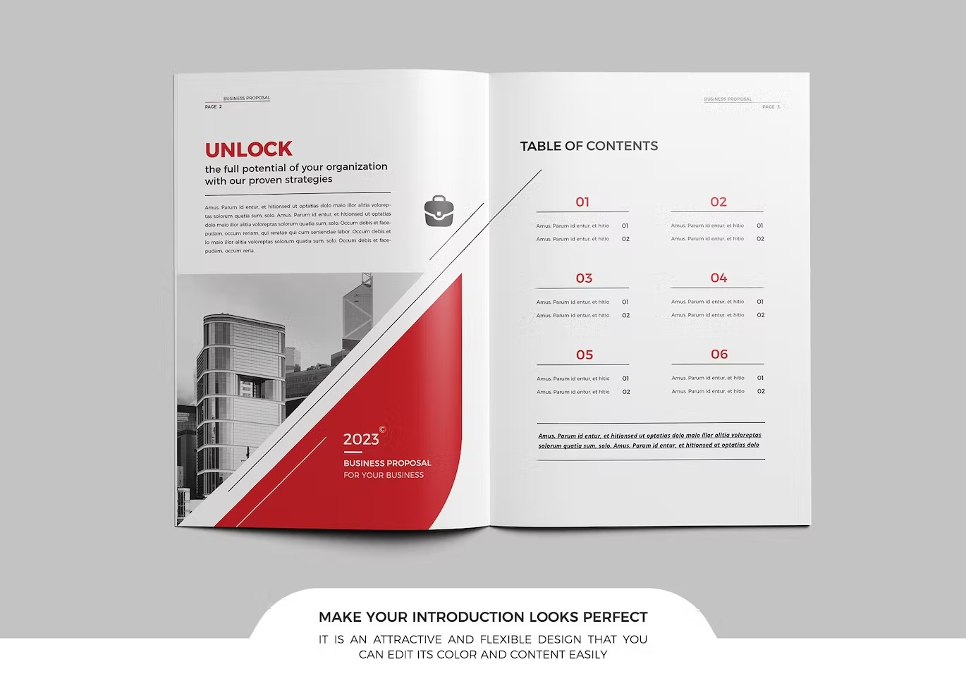 Proposal Word Template & InDesign by InDesign Essence on Dribbble