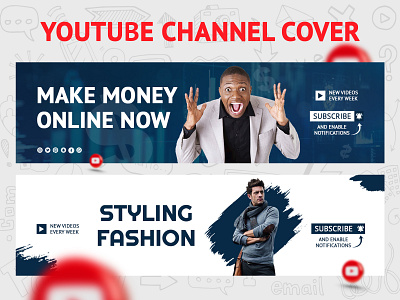 Youtube Channel Art | YT Cover | Social Media Cover by Hafizur Rahman ...