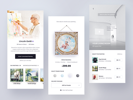 Browse thousands of Profile UI images for design inspiration | Dribbble