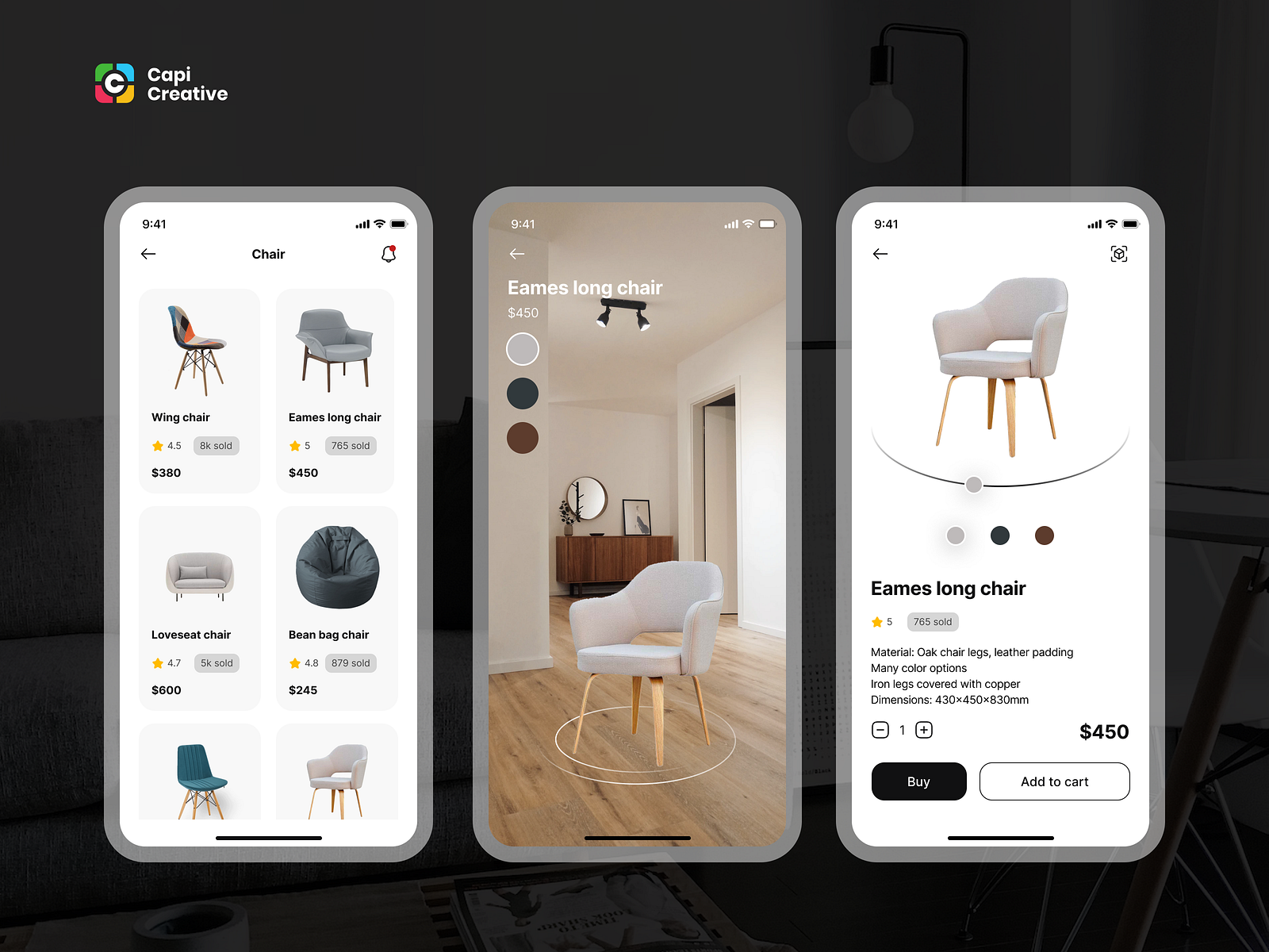 Virtual Reality (VR) - Mobile App UI Design by Capi Product on Dribbble