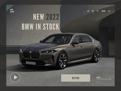 BMW website design by Julia pavlova on Dribbble