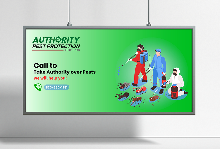 Authority Pest Protection Logo and Identity by Mostafa Yousry on Dribbble