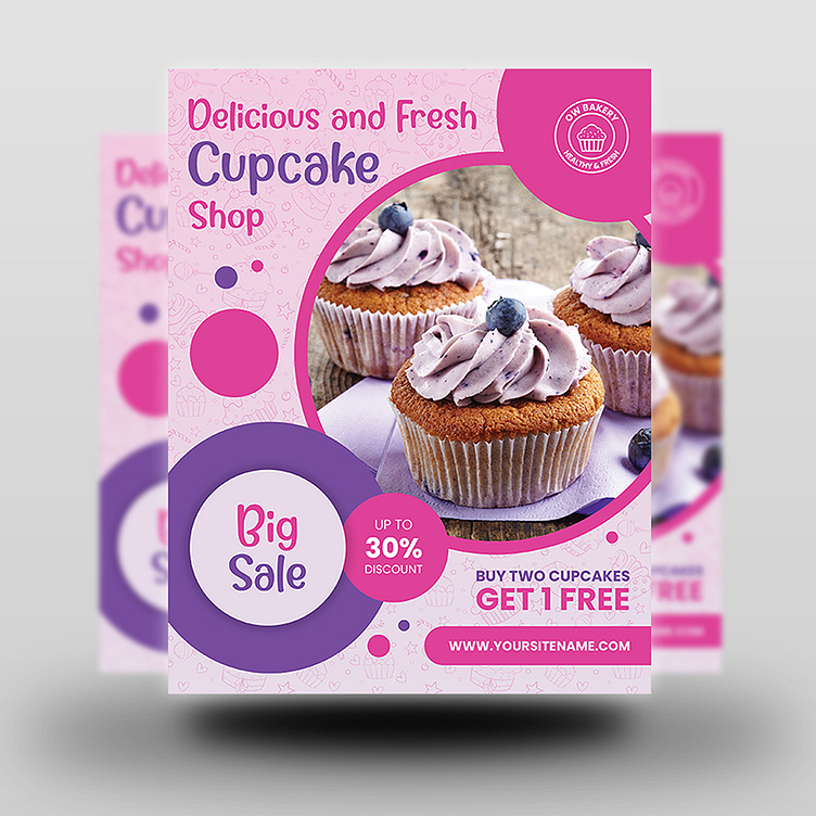 Cupcake Poster Template