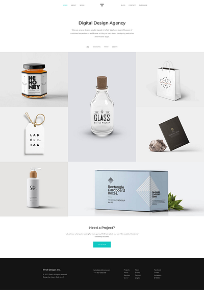 DIGITAL AGENCY PORTFOLIO by Arpan Kumar on Dribbble