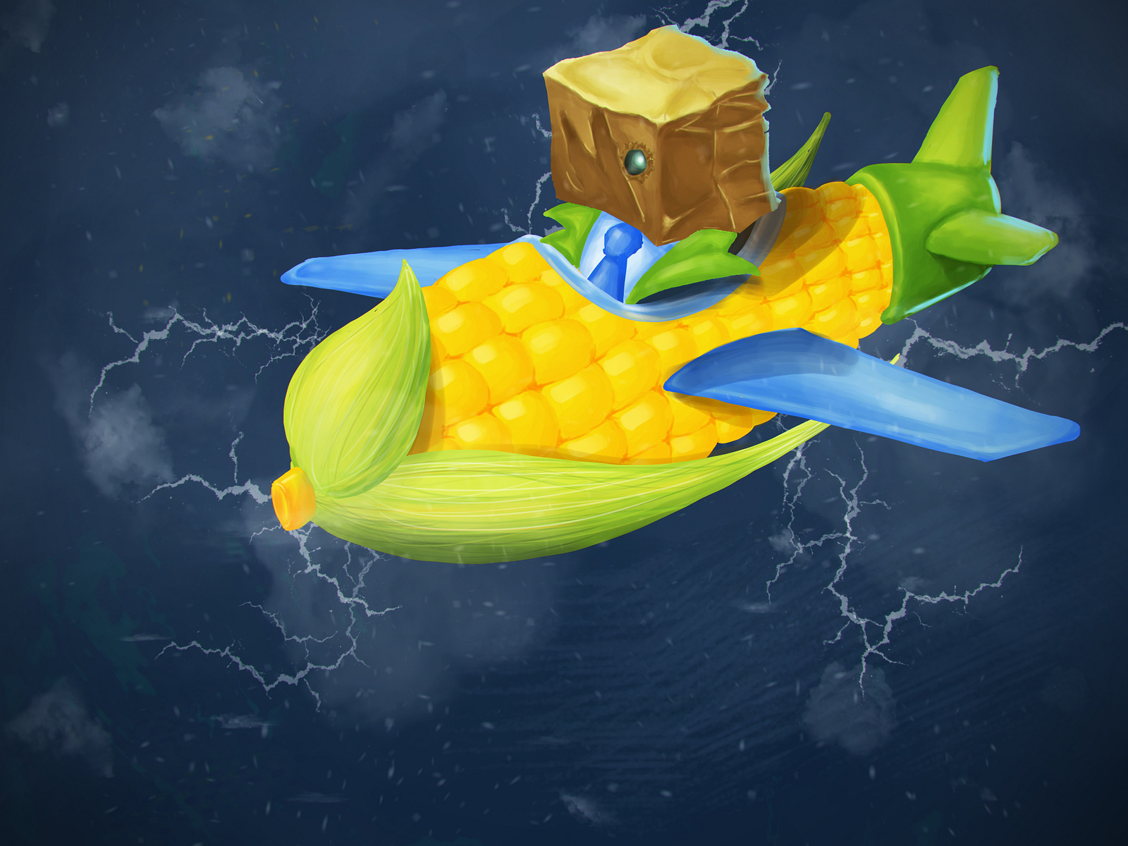 Study_Corn Plane by Viet Hai on Dribbble